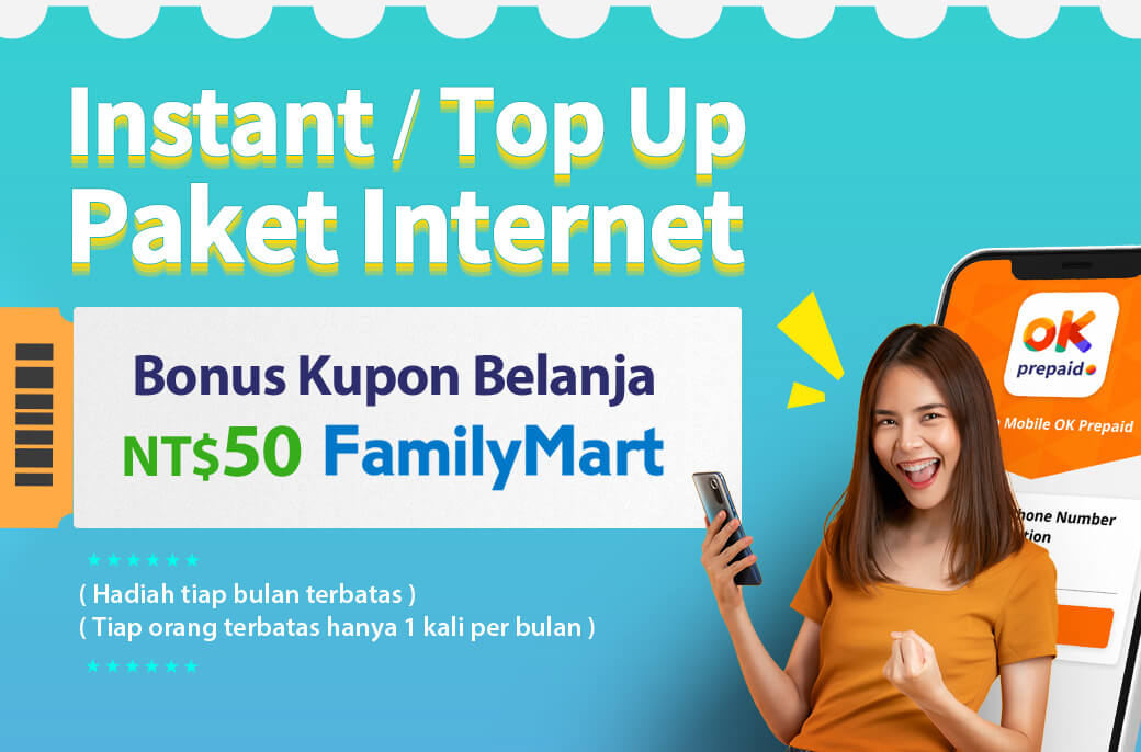 OK Card | OK Prepaid APP | Kartu Prabayar TWM | Taiwan Mobile